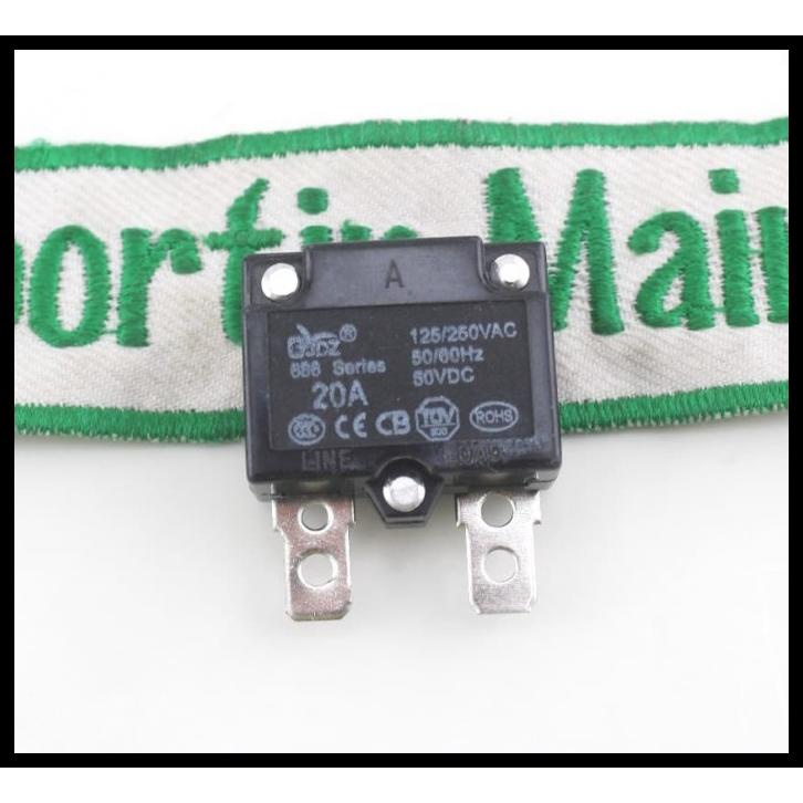 Jual Overload Protector Switch 20A Receiver Box Mobilan Aki Relay Fuse ...