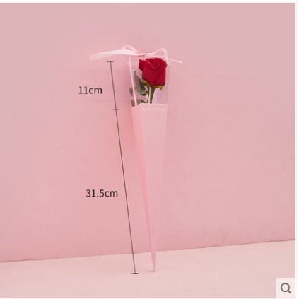 Jual Single rose box / plastik bunga satuan / kertas bunga / barang ...