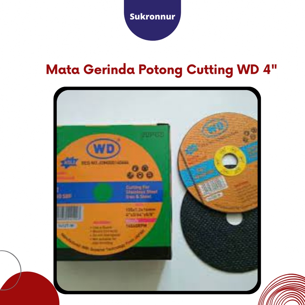 Jual Mata Gerinda WD Gurinda Potong|Batu Grinda|Cutting Wheel|Resibon ...