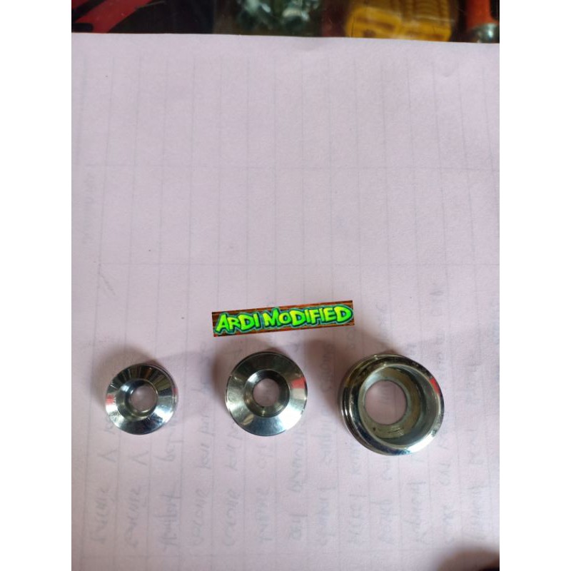 Jual ring baut drat 10 L5 model mangkok tanpa coak stanlis | Shopee ...