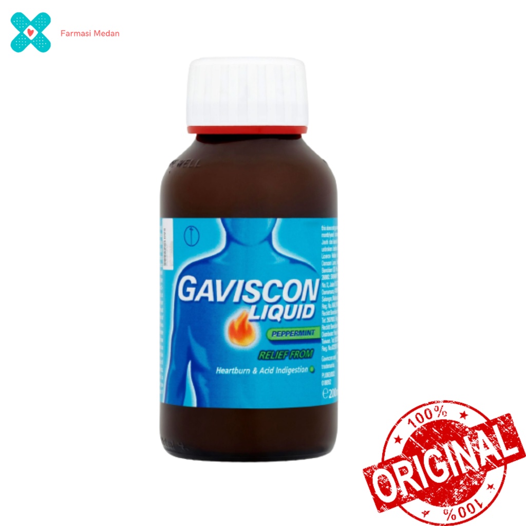 Jual Gaviscon peppermint Liquid 200 mL | Shopee Indonesia