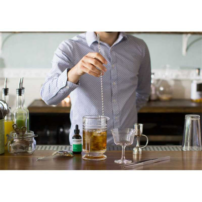 Jual BalmyDays Sendok Aduk Bartender Mocktail Mixing Spoon 30cm ...