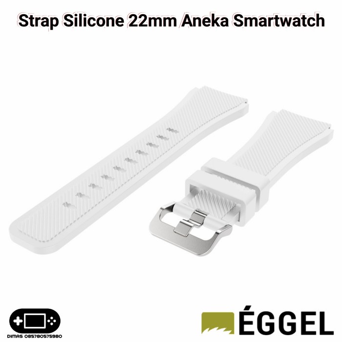 Jual Produk Strap Silicone 22Mm Eggel Tempo 3 Style Eggle Bulat Silikon ...