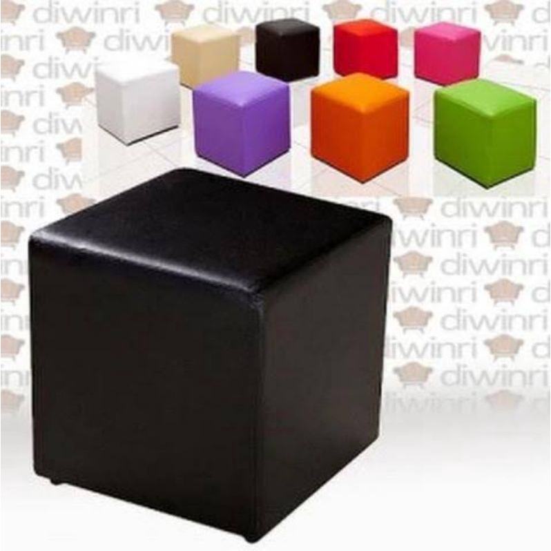 Jual sofa puff tunggu kotak dan bulat murah (PROMO) | Shopee Indonesia