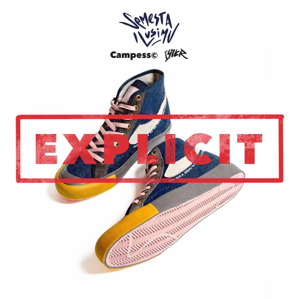 Jual SEPATU CAMPESS X ISSER JAMES "SEMESTA ILLUSIMU EXPLICIT CONTENT ...
