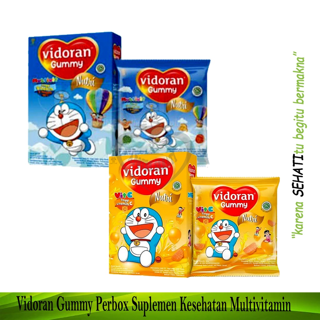Jual Vidoran Gummy Per Box Suplemen Kesehatan Sumber Vitamin | Shopee ...