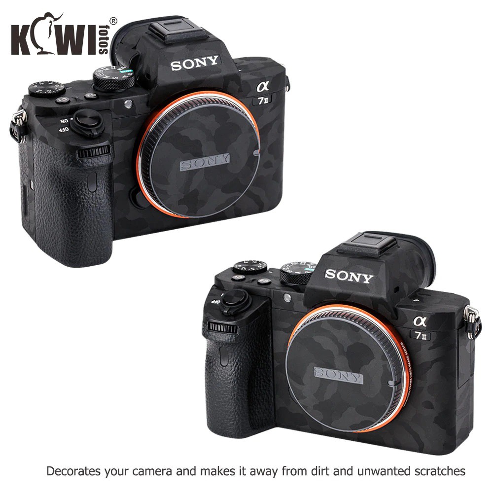 Jual Anti-Scratch Protective Skin Shadow Black - Sony a7 II, a7S II ...