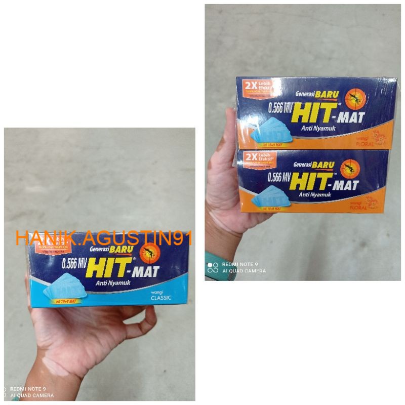 Jual Twin Box Obat Nyamuk Hit Elektrik/ Hit Mat Refill 18+6 ( isi 2box ...