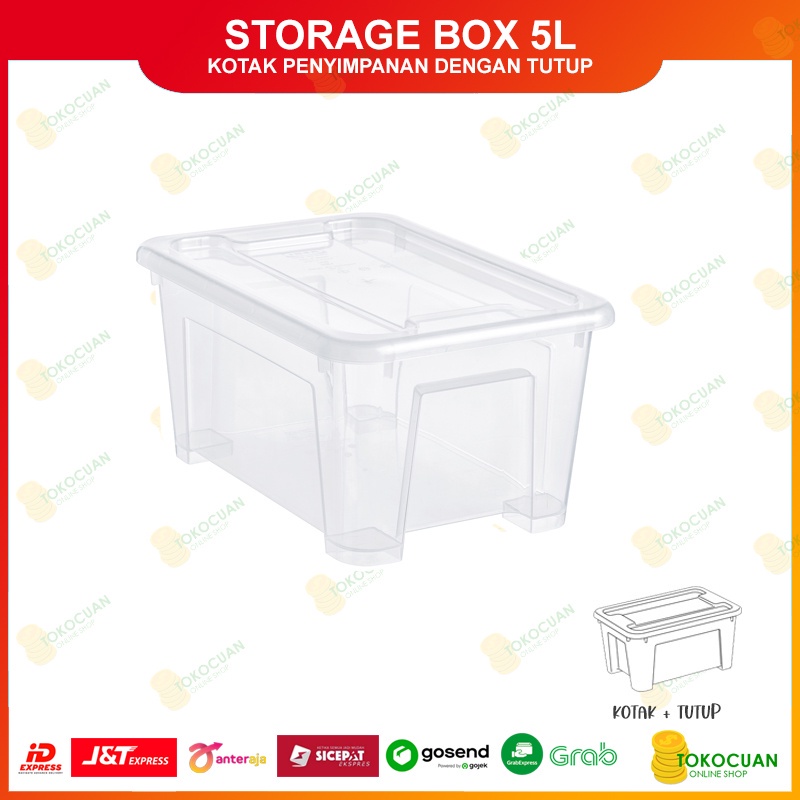 Jual KOTAK STORAGE BOX CONTAINER 5L | Shopee Indonesia