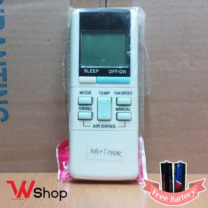 Jual Remot/Remote AC National - Air Conditioner Remote Control - KWS ...