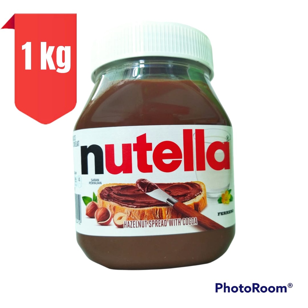 Jual nutella nutela selai cokelat 1kg HALAL | Shopee Indonesia