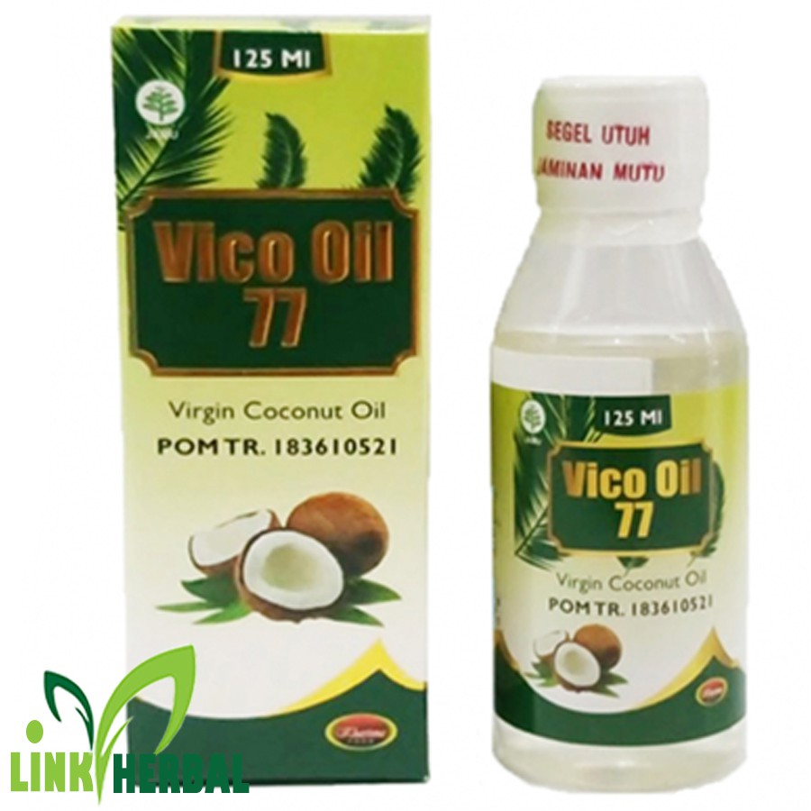 Jual Vico Oil 77 Virgin Coconut Oil Kharisma 125 ml ORIGINAL || VCO Oil ...