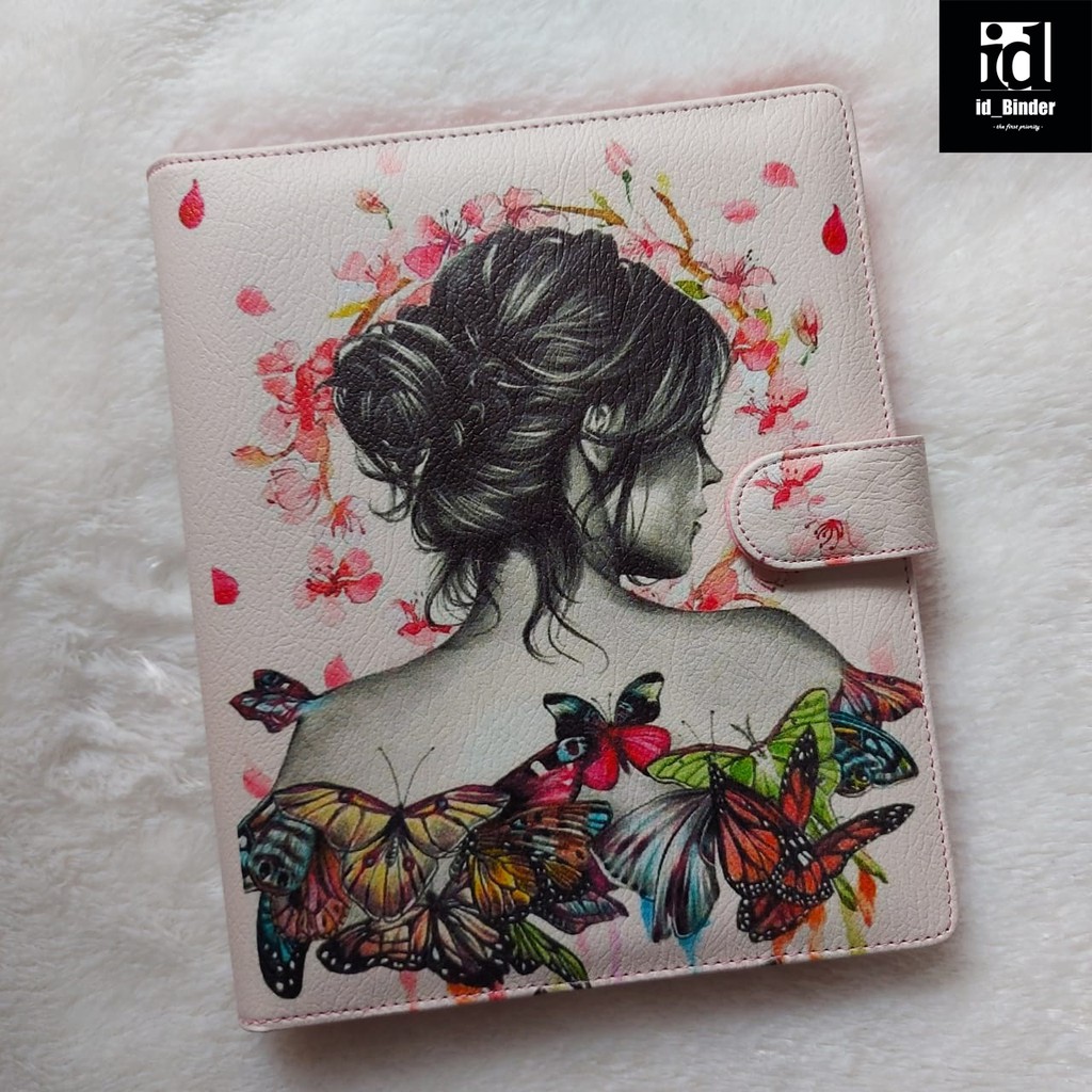 Jual BINDER PRINTING MOTIP LADY BUTTERFLY A5 DAN B5 | Shopee Indonesia