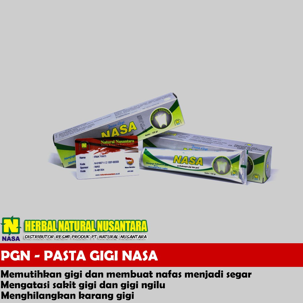 Jual ODOL NASA PASTA GIGI NASA PGN PEMUTIH GIGI - OBAT SAKIT GIGI ...