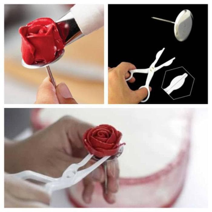 Jual GUNTING MAWAR DAN PAKU MAWAR STENLIS / CETAKAN KU / LOYANG KUE ...