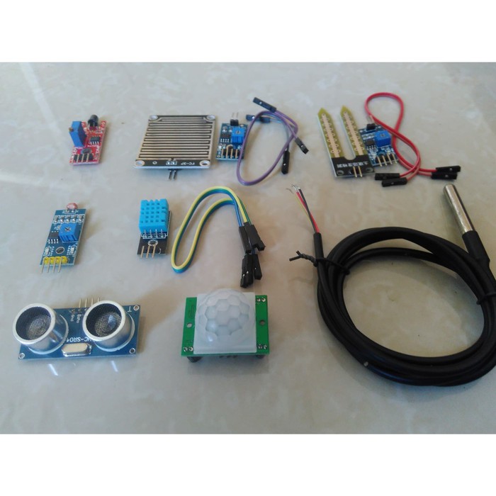 Jual Paket Modul Sensor 8 in 1 Trainer Kit v1 | Shopee Indonesia