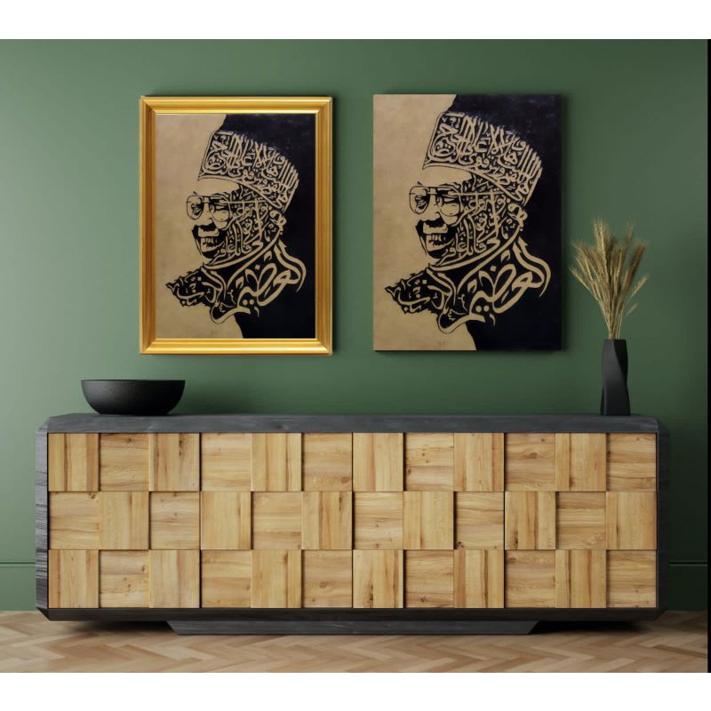 Jual KH. Abdurrahman Wahid ( Gus Dur ) Kaligrafi Al i'tiraf | Shopee ...