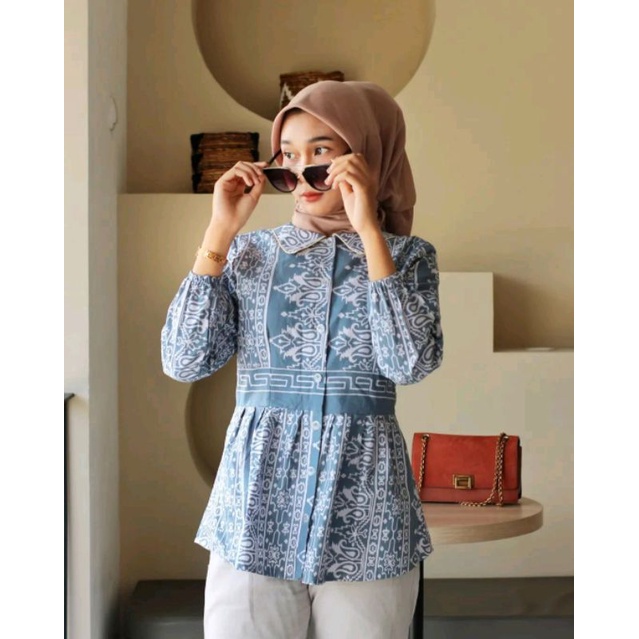 Jual Anindita blouse batik wanita murah baju batik wanita murah blus ...