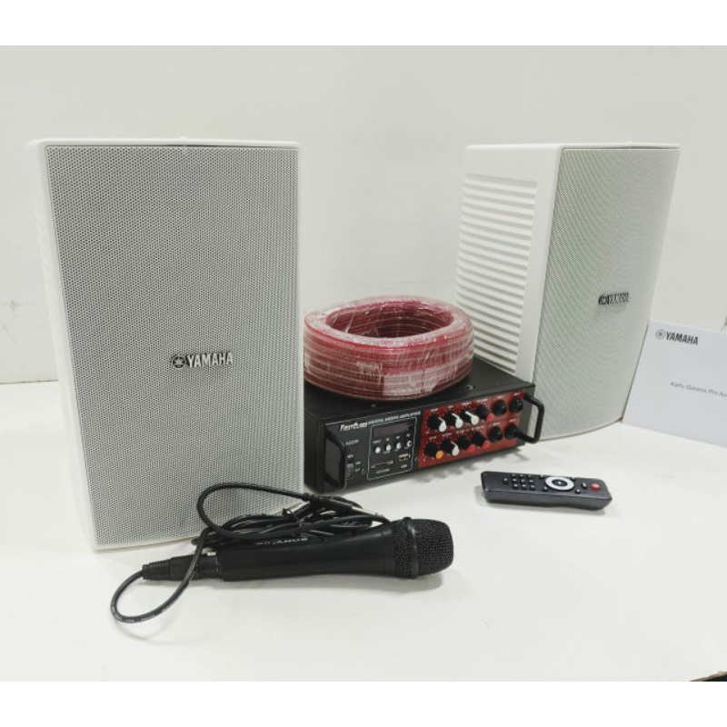 Jual Paket Sound Yamaha speaker Vs6 dengan ampli FCA mini bluetooth ORIGINAL | Shopee Indonesia