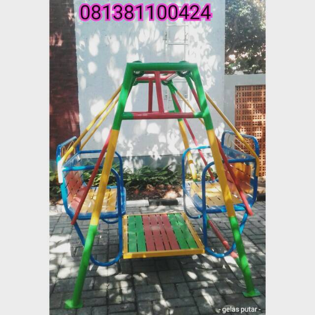 Jual Ayunan super ayunan taman bermain ayunan besi galvanis anti karat ...