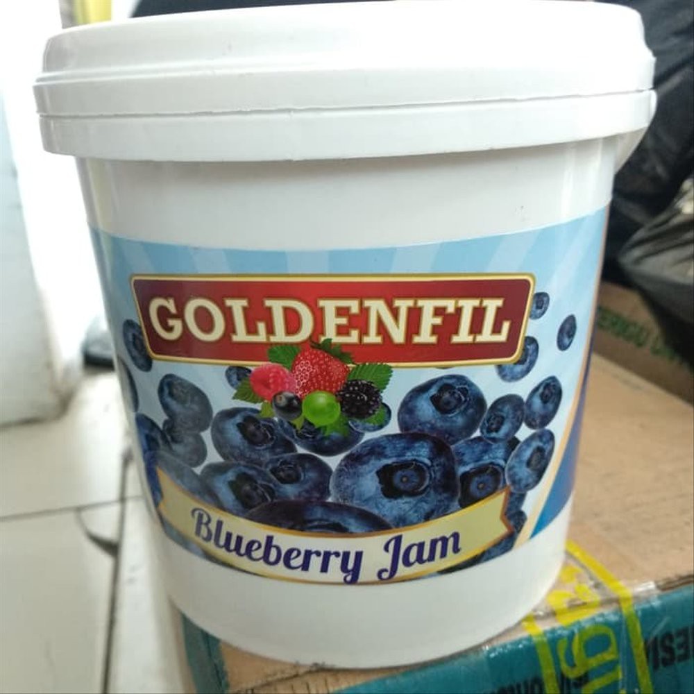 Jual Selai Goldenfil Blueberry Jam 1kg sameday / instant only | Shopee ...