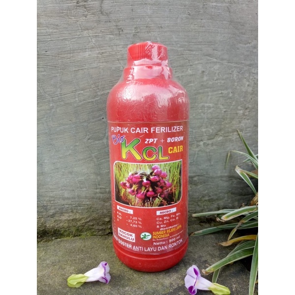 Jual Bio KCL Pupuk Cair zpt + boron Ferilizer Boster Anti layu kemasan ...