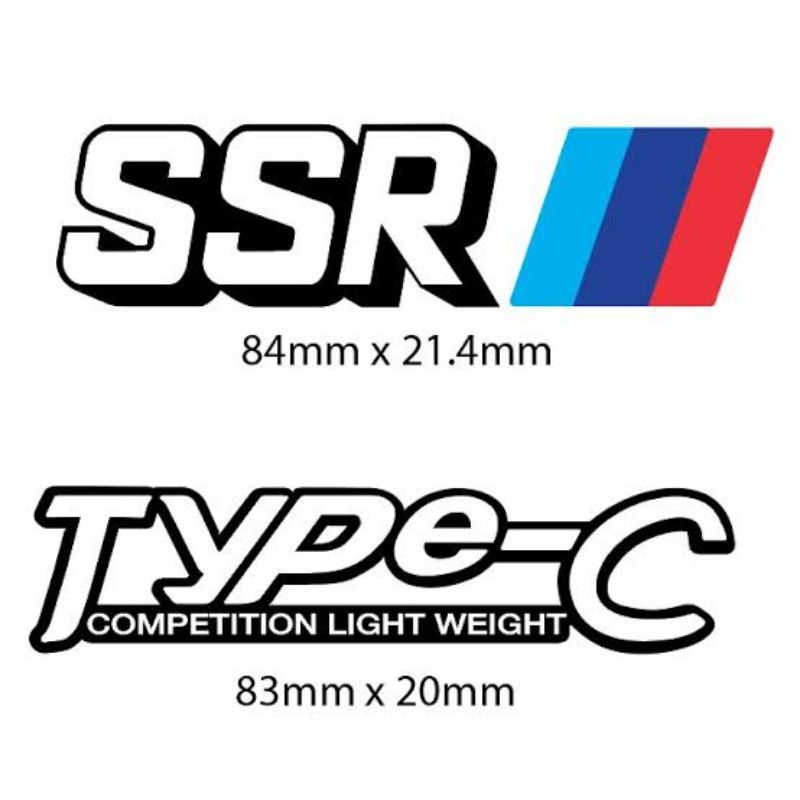 Jual Sticker Cutting Velg Volk Rays,Ssr Type-c, Work Wheels | Shopee ...