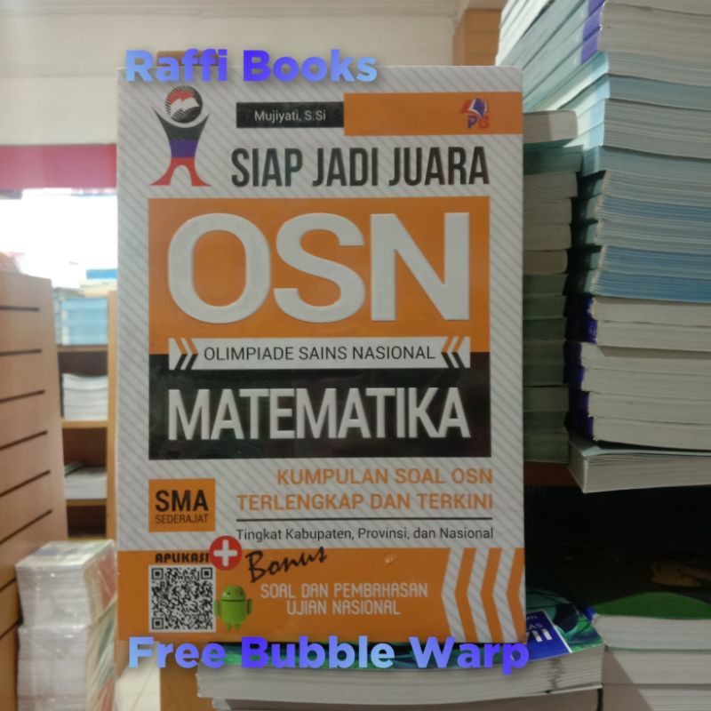 Jual Buku OSN - Siap Jadi Juara OSN Matematika, Ekonomi, Fisika, Biologi, Kimia SMA Sederajat ...