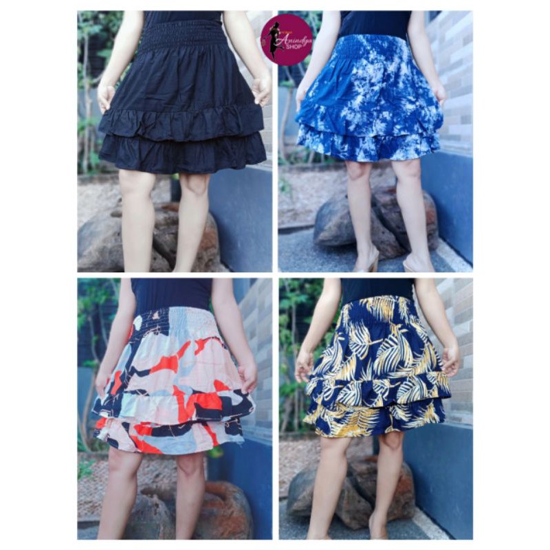 Jual Rok tutu/rok kerut susun/rok mini | Shopee Indonesia