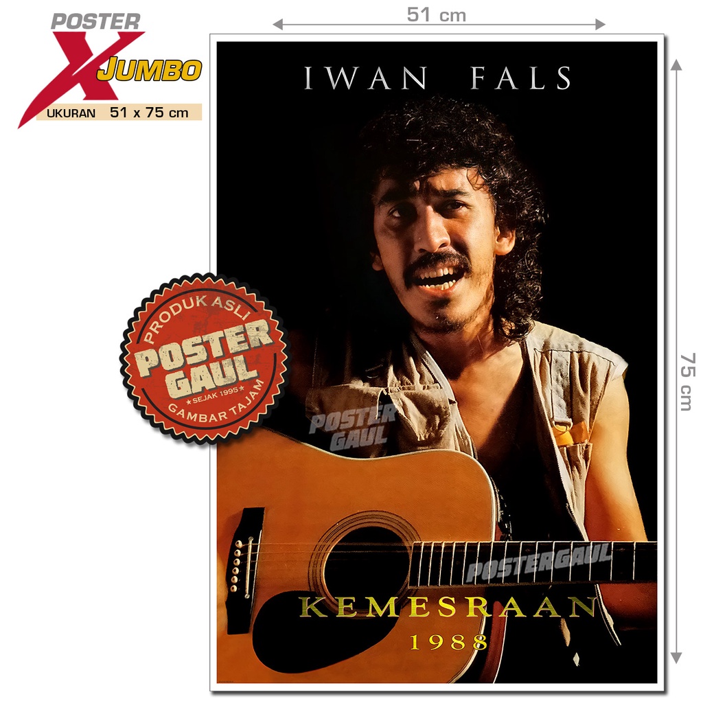 Jual Dekorasi Pajangan Dinding : Poster XJumbo IWAN FALS : KEMESRAAN # ...