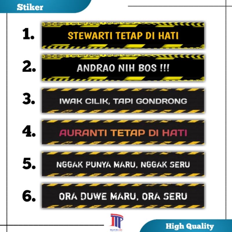 Jual Stiker List Aquarium Channa / Stiker Channa Maru / Stiker Channa ...