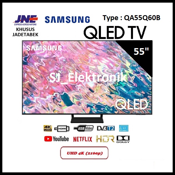 Jual Samsung QLED 55 Inch 55Q60B - 55Q60 SmartTV UHD 4K - QLED 4K ...