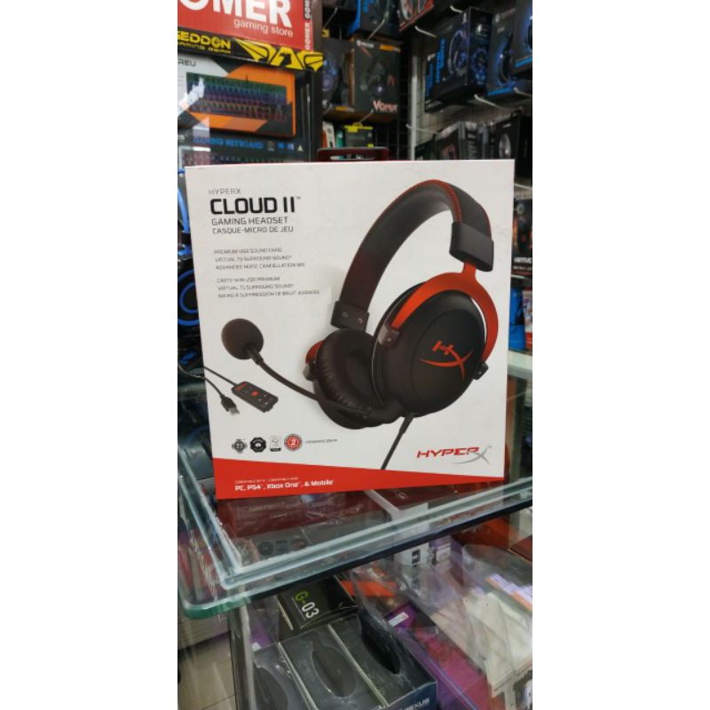 Jual HyperX Cloud2 Headset Gaming | Shopee Indonesia