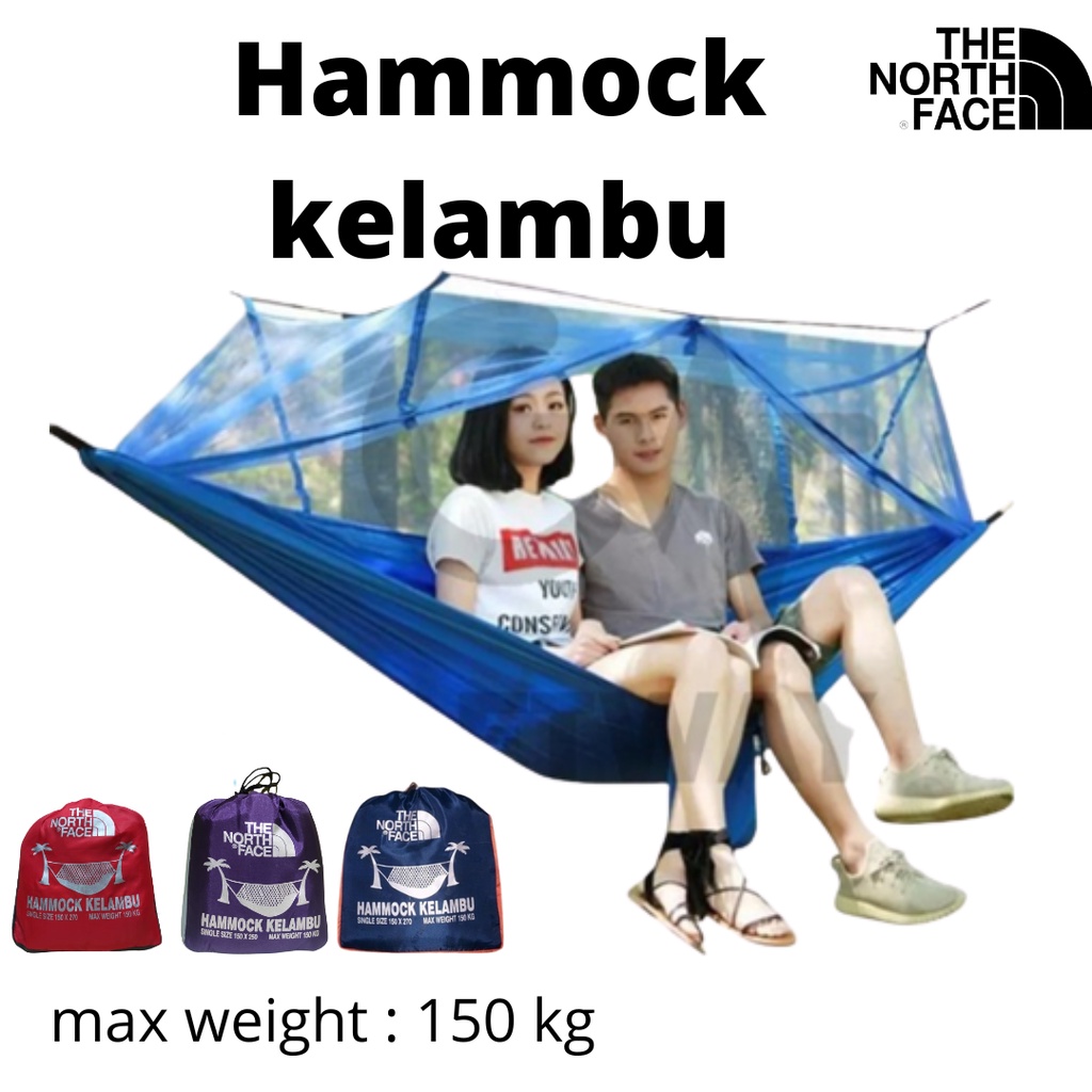 Jual Hammock kelambu / ayunan gantung kelambu / TNF | Shopee Indonesia