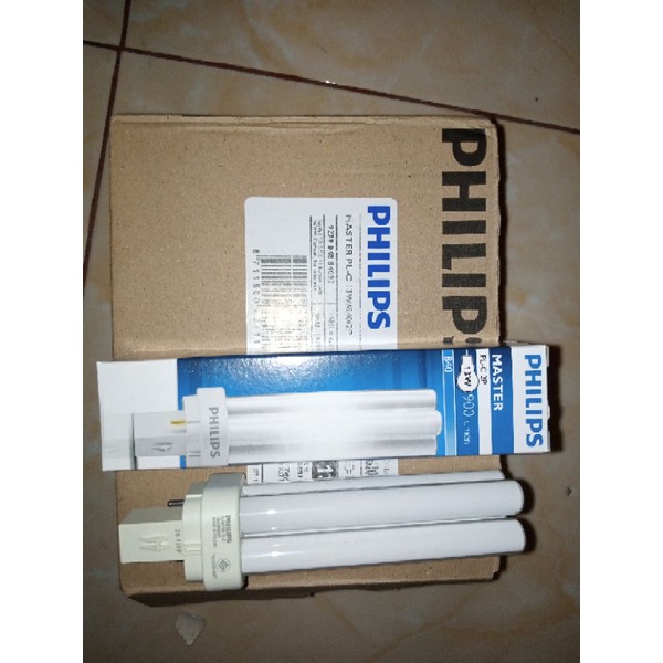Jual lampu plc 13 Watt Philips master warna cool white original | Shopee Indonesia