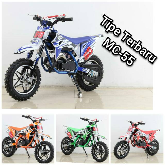Jual MOTOR MEDIUM TRAIL LENKA 55 50CC MESIN 2 TAK~MOTOR MINI-MOTOR ...