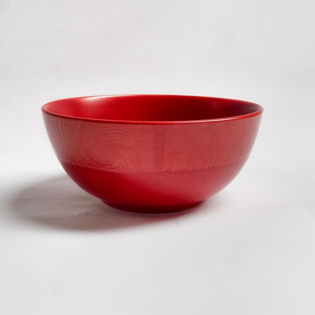 Jual (DAPOORAN) half spiral bowl in red / Bowl cantik / Bowl aesthetic ...