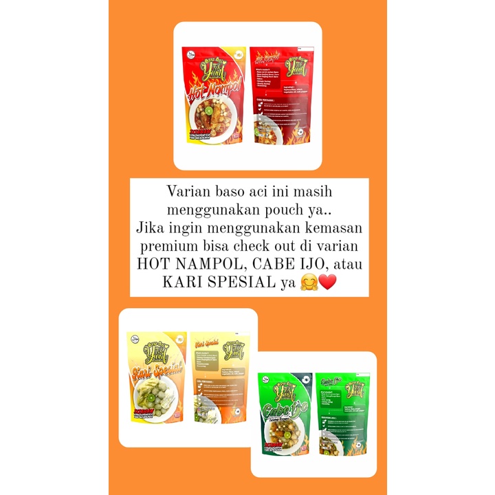 Jual Baso Aci Teh Yanti Kemasan Pouch by Muldad Food / Baso Aci khas ...