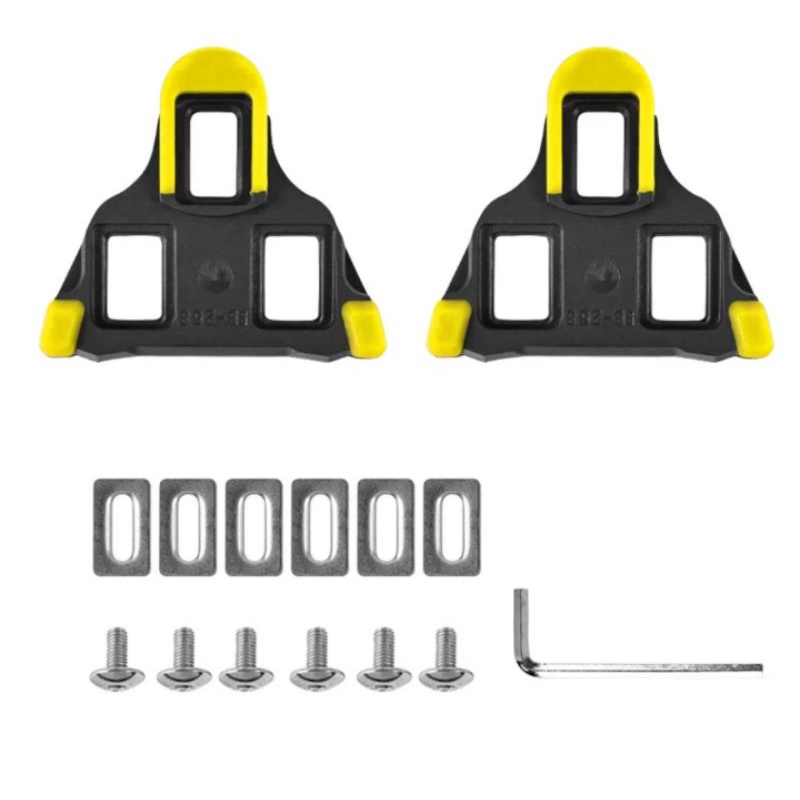 Jual Cleat Pedal SPD SL Cleat Sepatu Sepeda Roadbike Hitam Kuning ...