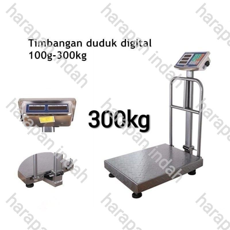 Jual Timbangan Barang Digital 300kg /timbangan duduk digital kapasitas 300kg/electrik platform ...