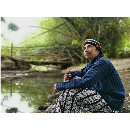 Jual BAJU SURJAN & KEBAYA LURIK BIRU - BAJU ADAT JAWA DEWASA | Shopee ...