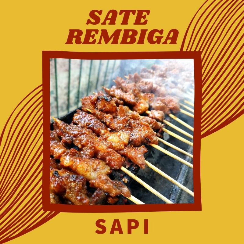 Jual Sate Rembiga Sapi Makanan Khas Lombok | Shopee Indonesia