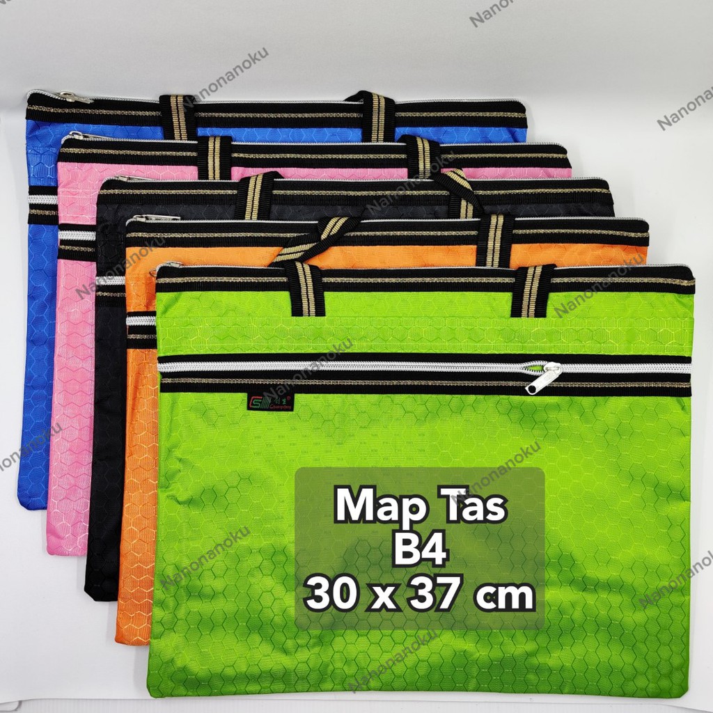 Jual Map B4 Bentuk Tas untuk Buku/Tas Dokumen Zipper Resleting | Shopee ...
