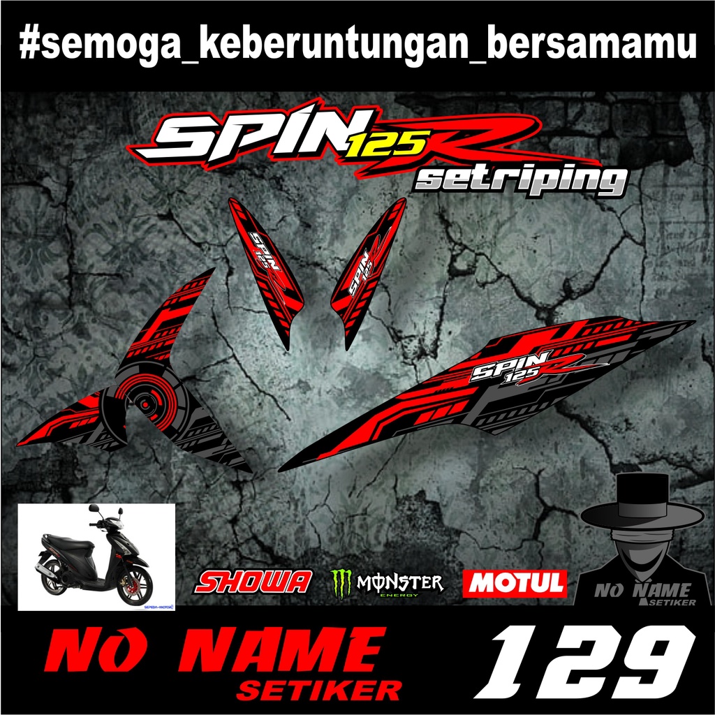 Jual Sticker Lis Striping Suzuki SPIN (129) lis motor suzuki spin ...