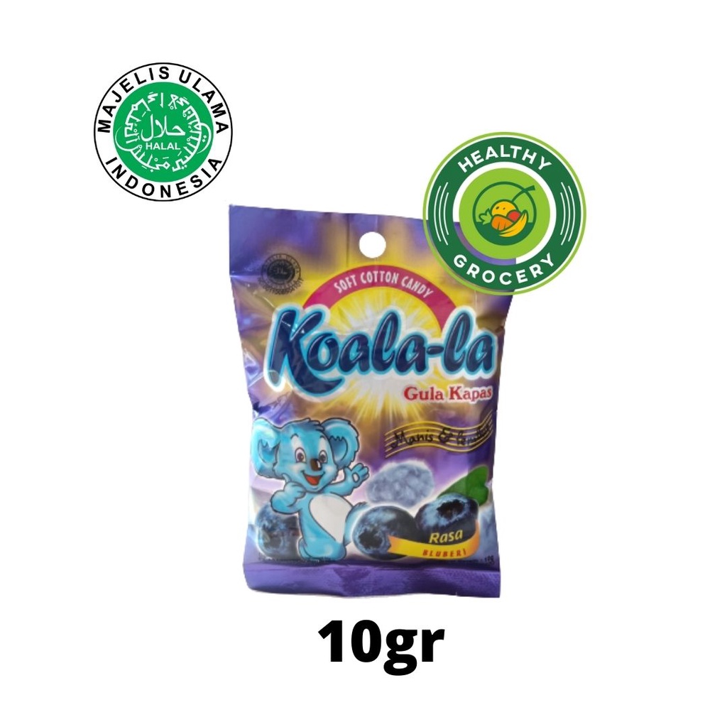 Jual Koala-La / Koalala Soft Cotton Candy 10gr / koala / Permen Gula ...