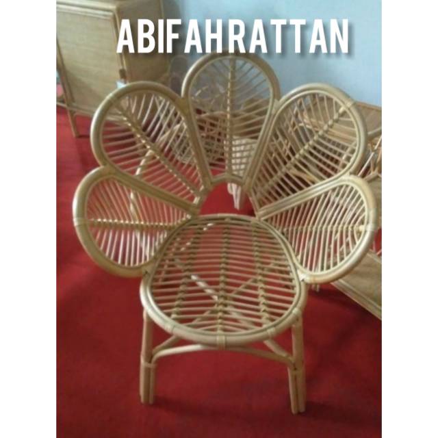 Jual Kursi Bunga Rotan Asli / Flower Chair / Kursi Pengantin | Shopee ...