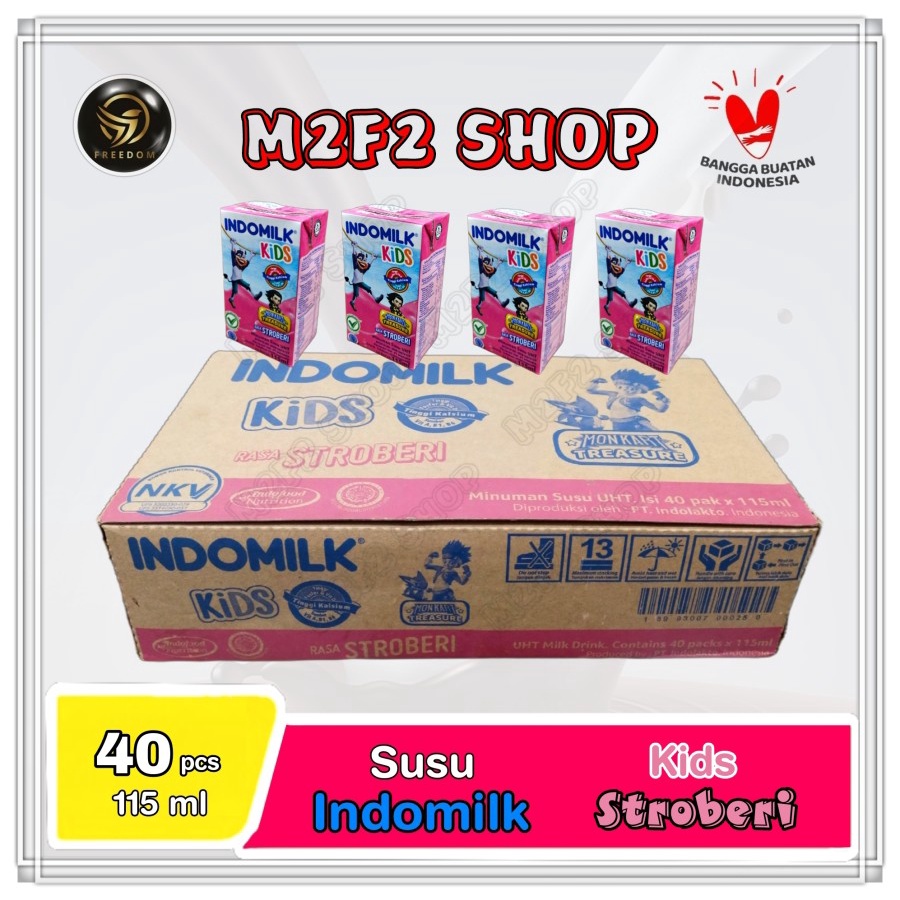 Jual Susu Indomilk Kids Kotak UHT Semua Rasa - 115 ml Kemasan Karton (Khusus Bluebird/Gojek/Grab ...
