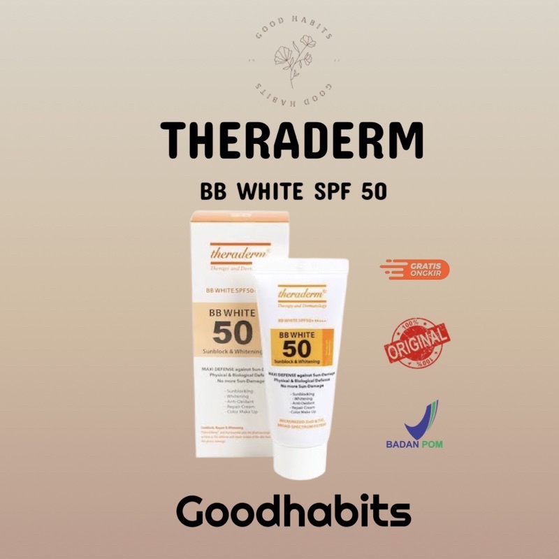 Jual THERADERM BB White SPF 50 sunblock | Shopee Indonesia