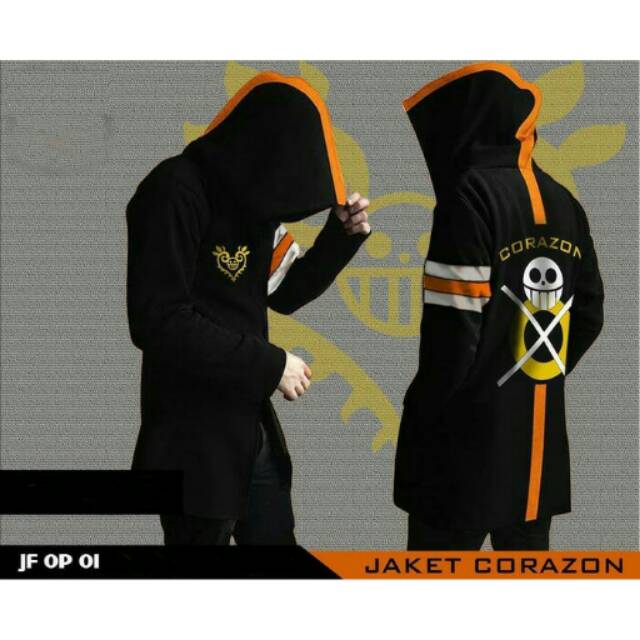 Jual Jaket Anime One Piece Trafalgar Law Corazon Special Jacket Hoodie ...