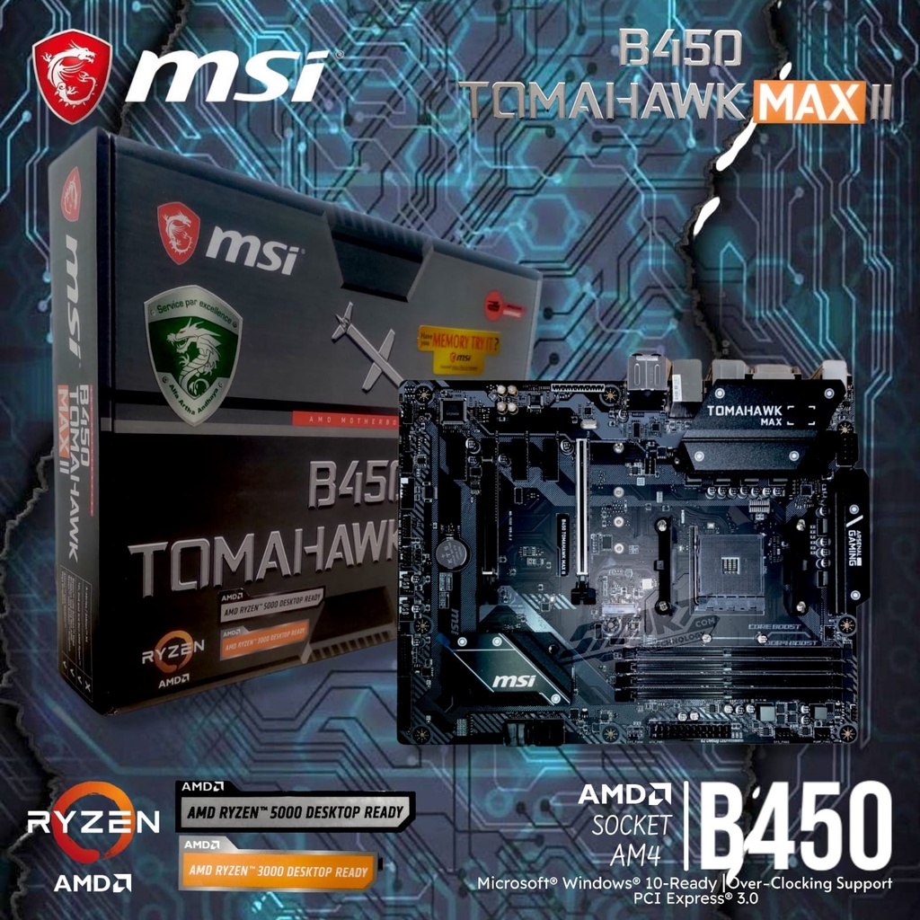 Jual Motherboard MSI TOMAHAWK MAX II | Shopee Indonesia